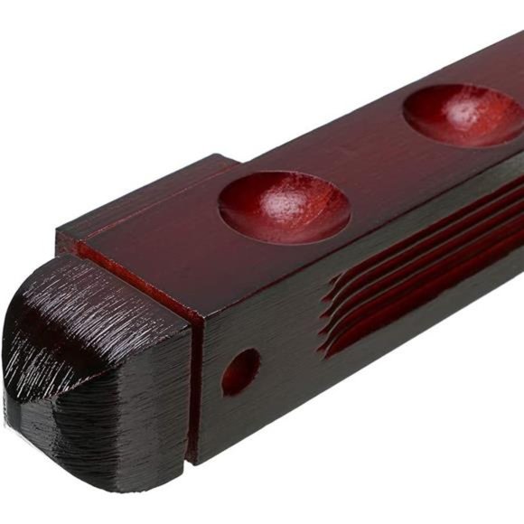 Games | 6 Cues Wooden Billiard Cue Rack 6 Pool Cues Wall Mount Mahogany ...